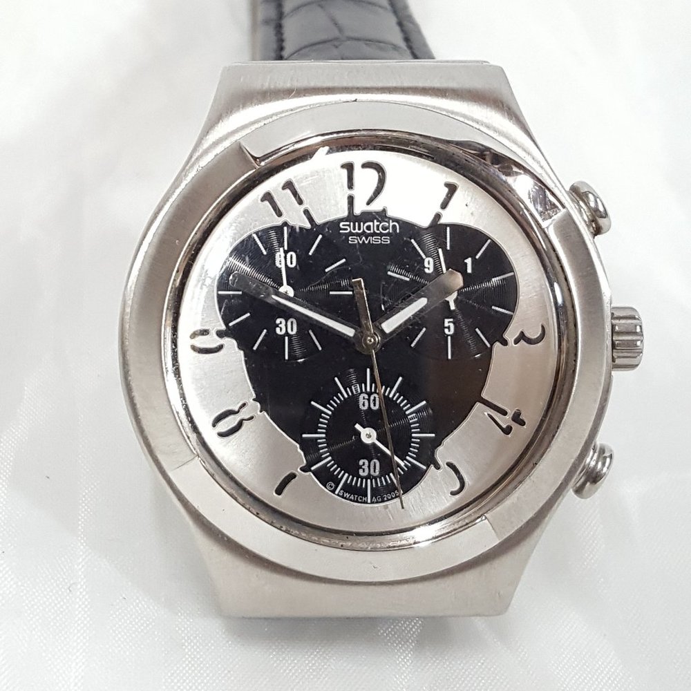 Swatch Irony V8 Quartz Chronograph Double Level Wrist… - Gem